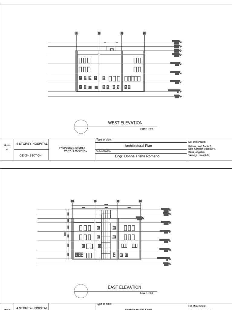 Proposed 4-Storey Private Hospital Plans | PDF | Health Care ...