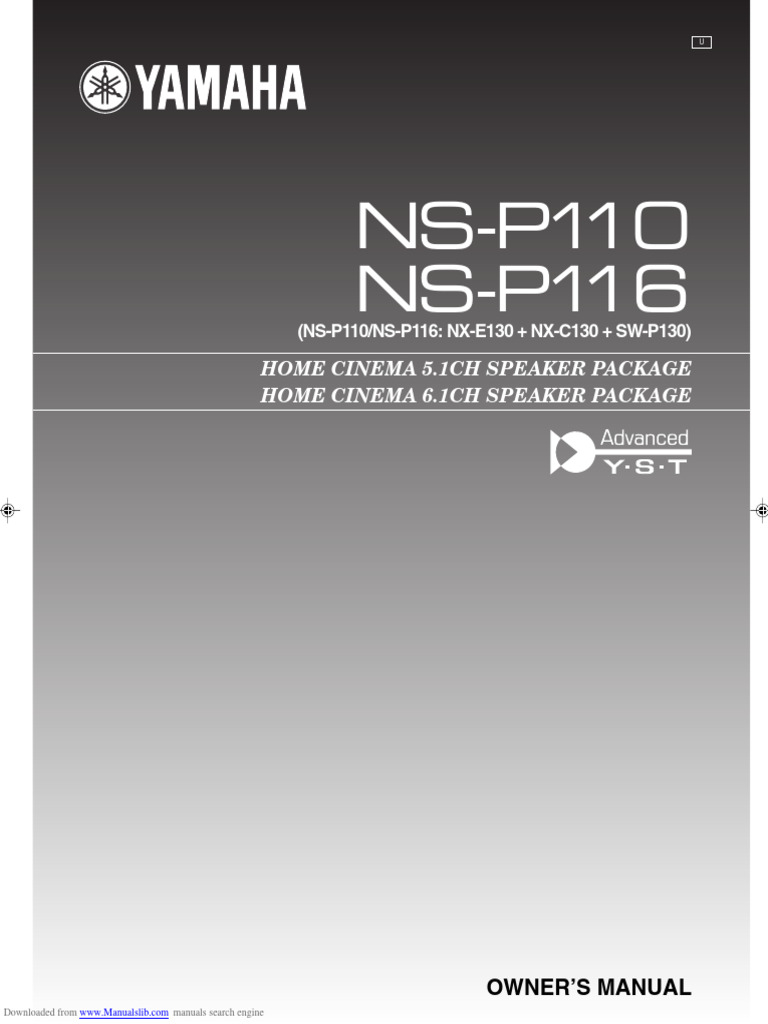 NSP 110 | PDF | Loudspeaker | Ac Power Plugs And Sockets