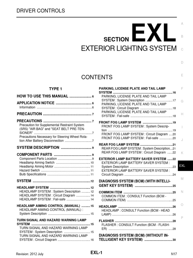 EXL | PDF | Airbag | Headlamp