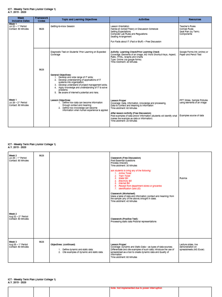Weekly - JC1 Sample LP | PDF | Command Line Interface | Spreadsheet