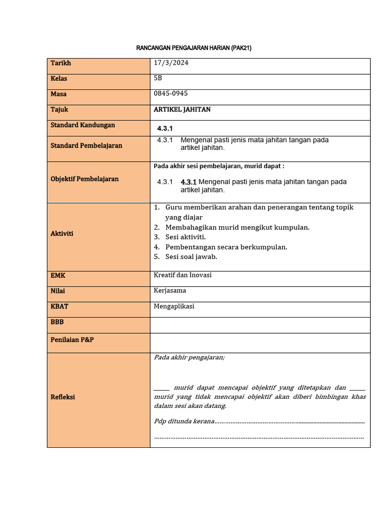 contoh rph | PDF | Linguistics | Human Communication