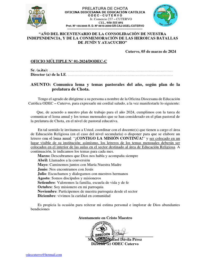 Oficios Múltiples #01 | PDF