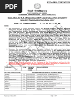 DU Final Datesheet May-June 2025 | PDF | Bachelor Of Arts | Qualifications