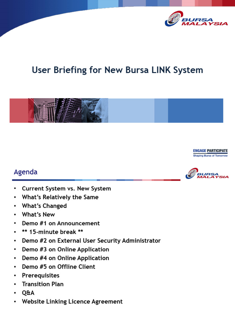 External User Briefing - 09 Mar | PDF | Login | Software