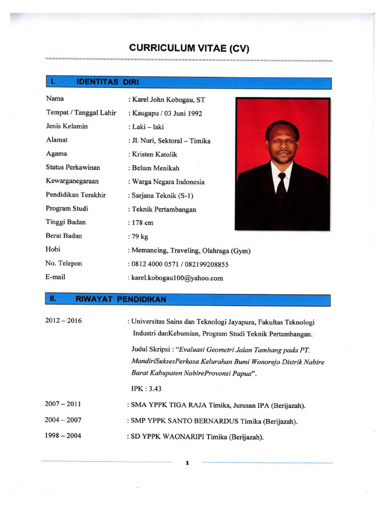 Curriculum Vitae (CV) | PDF