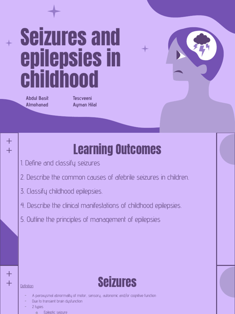Childhood Seizures and Epilepsy Guide | PDF | Epilepsy ...