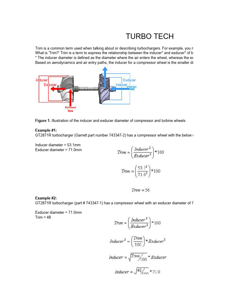 Understanding Turbo Inducer and Exducer | PDF | Turbocharger | Gas Turbine