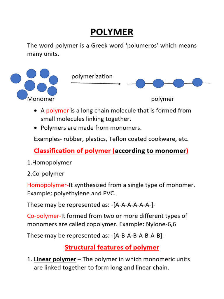Polymer 1 | PDF | Technology & Engineering