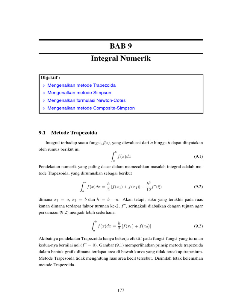 Integral Numerik | PDF