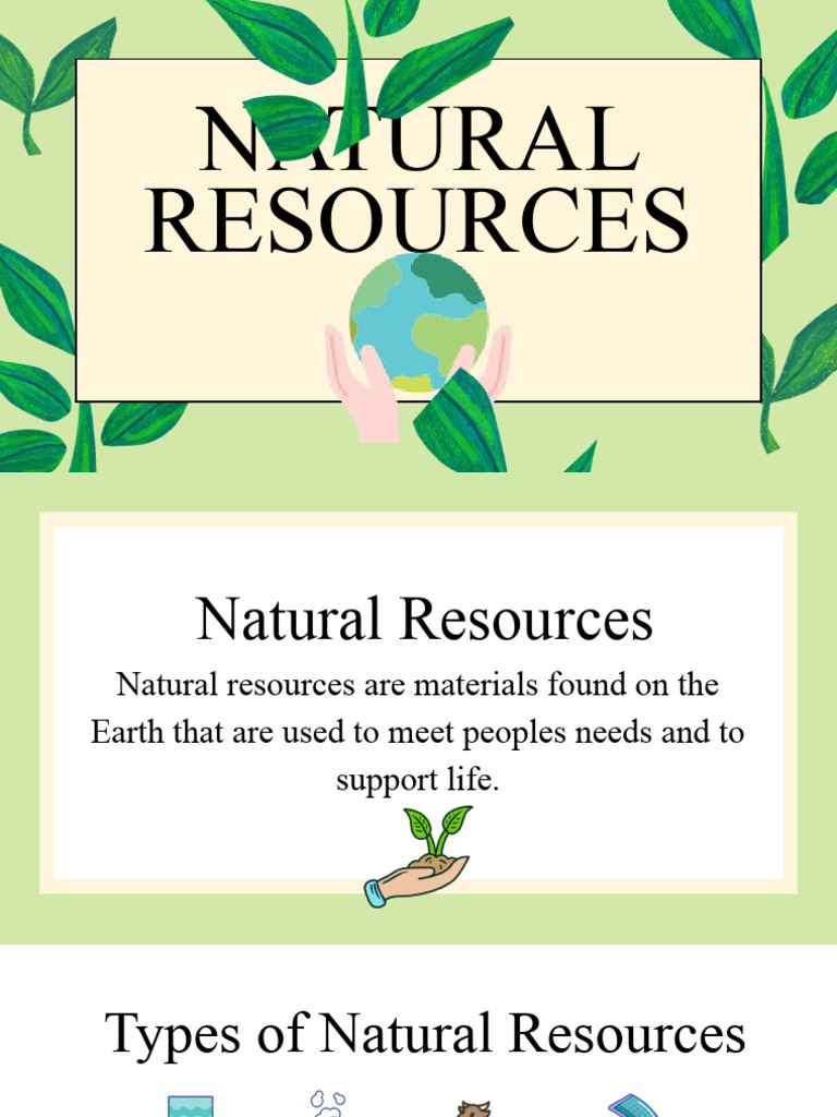 Understanding Natural Resources: Types & Impact | PDF | Fuels ...