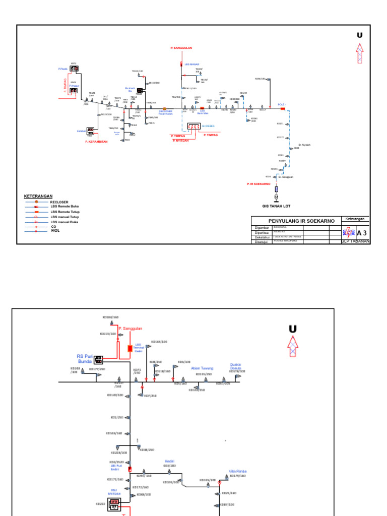 SLD Penyulang ULP Tabanan 2023 (Update) | PDF