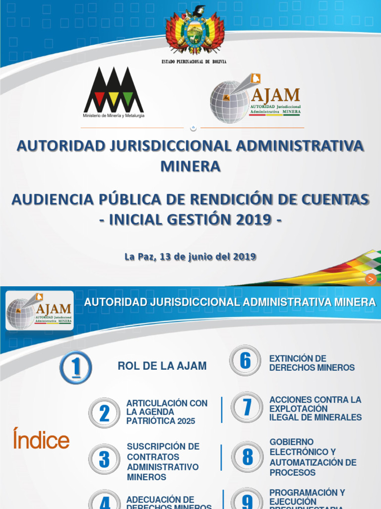 AJAM | PDF | Minería | Bolivia