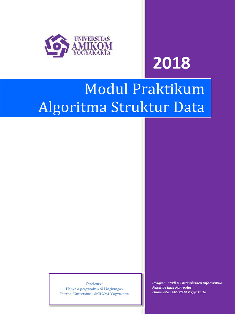 Modul Praktikum Algoritma Struktur Data | PDF | Seni | Komputer Modul Praktikum Algoritma Struktur Data | PDF | Seni | Komputer