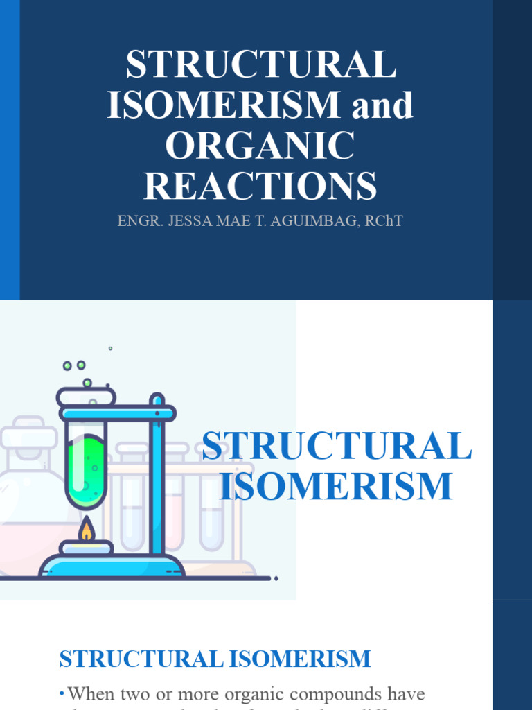 Isomerism and Some Reaction in Organic Compounds | PDF | Chemical ...