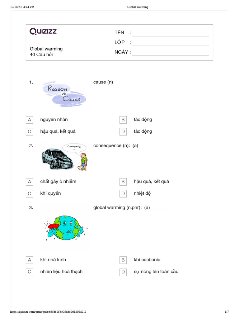 Global Warming | PDF