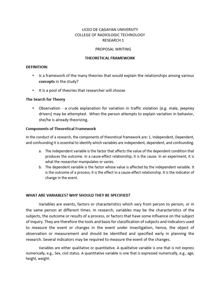 THEORETICAL-AND-CONCEPTUAL-FRAMEWORK | PDF | Theory | Quantitative Research