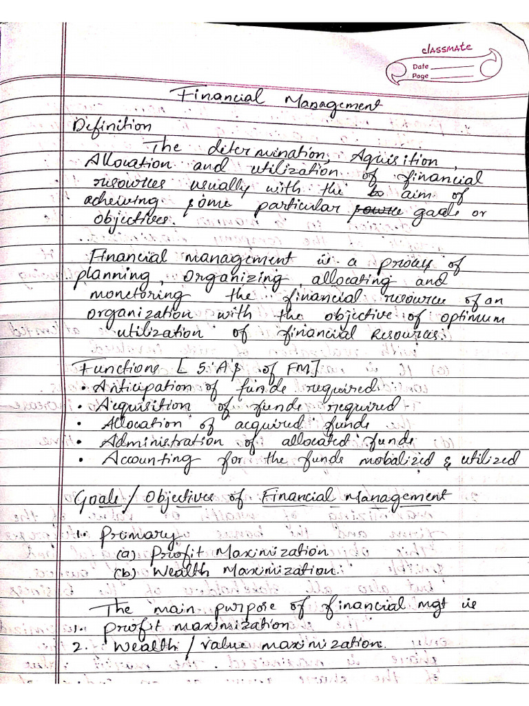 Financial Management | PDF