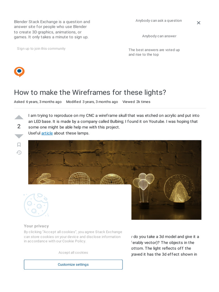 Wireframe Modeling - How To Make The Wireframes For These Lights ...
