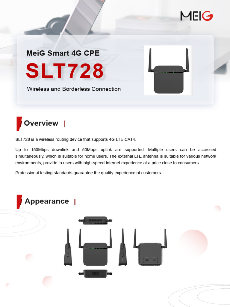 Technical Spesification Document | PDF | Wi Fi | 4 G