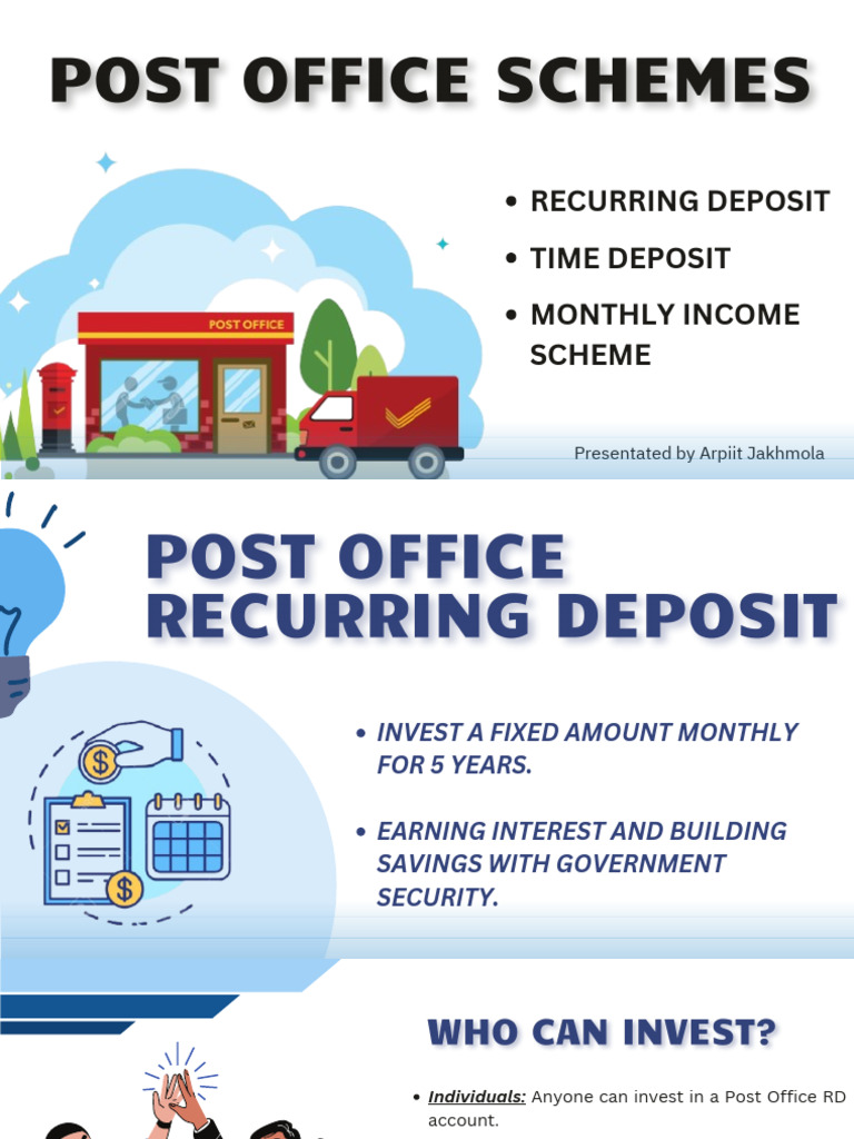 Post Office Schemes | PDF | Interest | Present Value