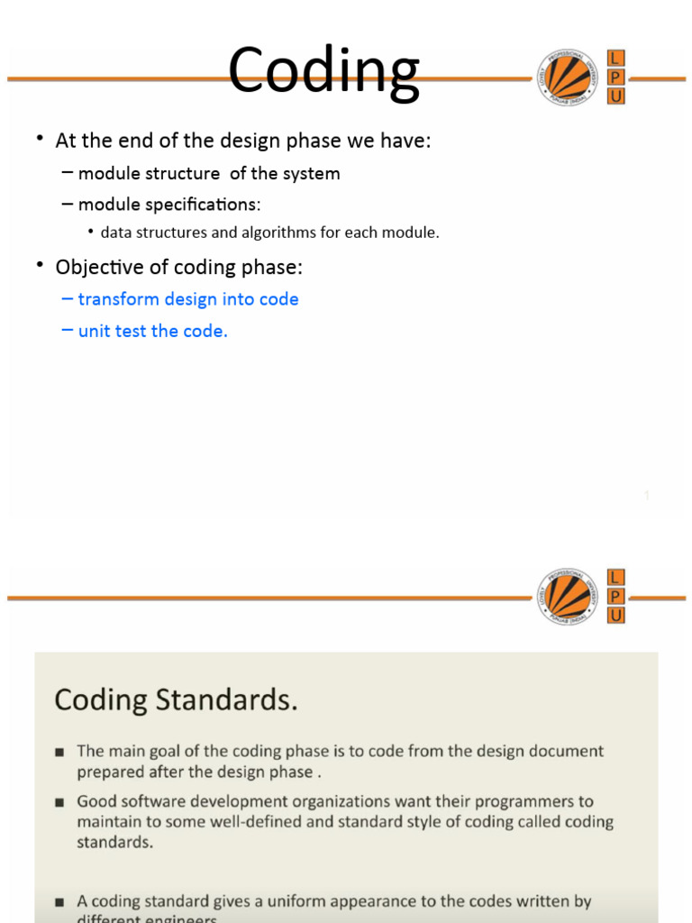 Update - Coding Standards and Code Review Techniques - New | PDF ...