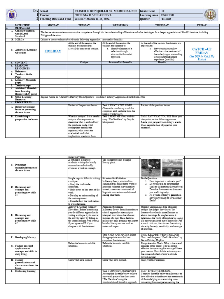Eng10 Week 7 | PDF | Learning | Cognitive Science