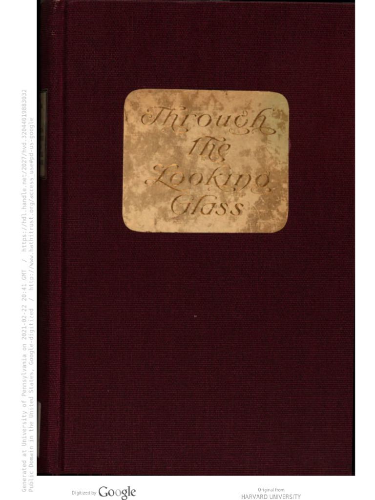 Carroll Through The Looking Glass | PDF | Through The Looking Glass ...