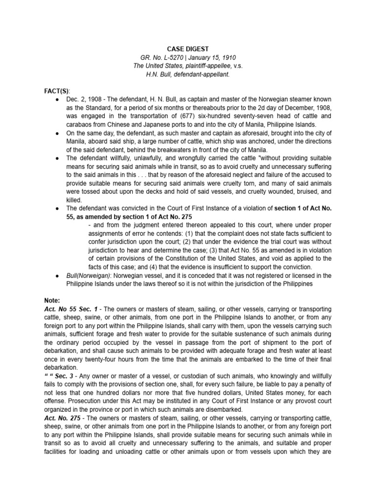 Criminal Law Case Digest B, C, and D | PDF | Ex Post Facto Law ...