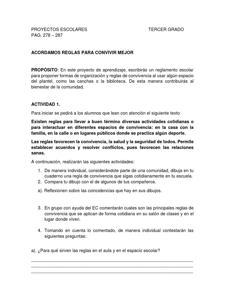 Acordamos Reglas para Convivir Mejor | PDF | Escuelas Acordamos Reglas para Convivir Mejor | PDF | Escuelas