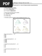 Soal Dan Pembahasan Lat Uh Prisma Dan Limas | PDF