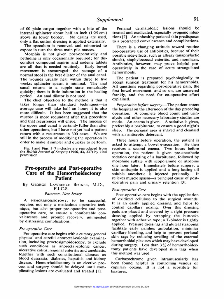 becker-1959-pre-operative-and-post-operative-care-of-the