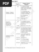 Physics Class 12 Deleted Syllabus | PDF