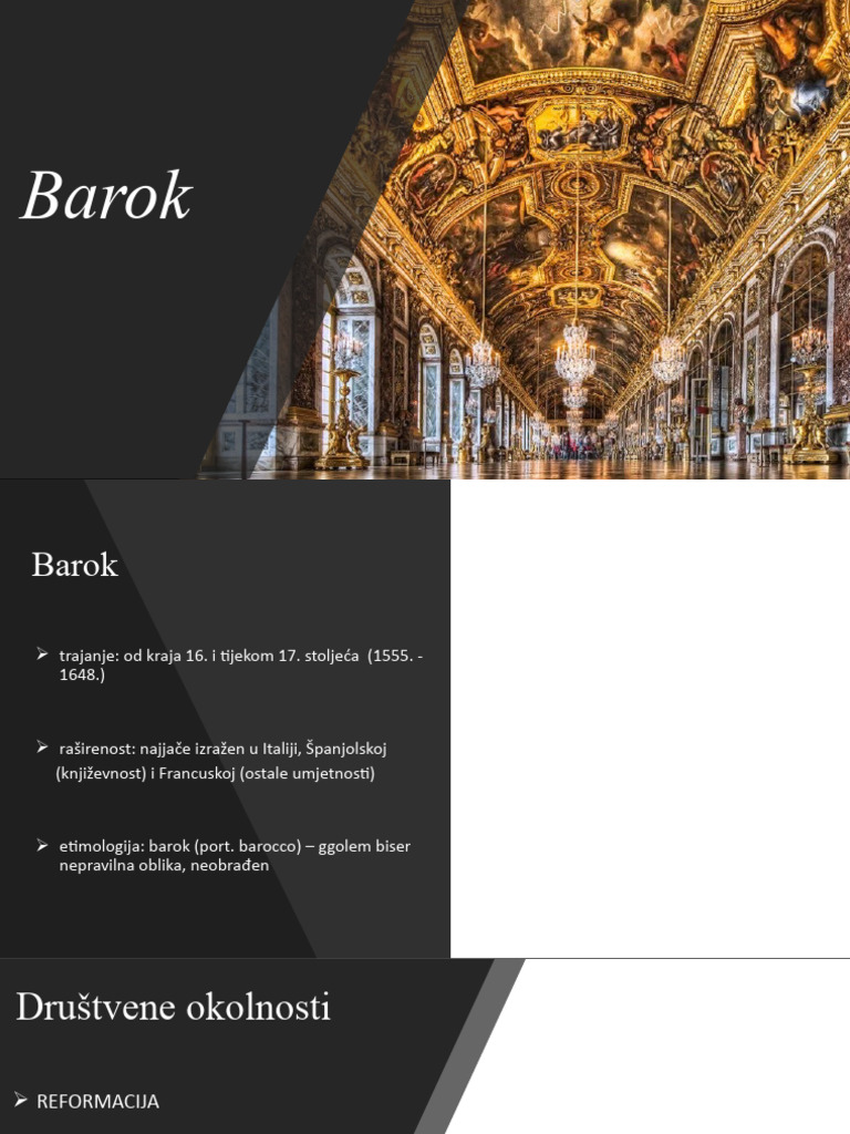 Europski I Hrvatski Barok 1 | PDF