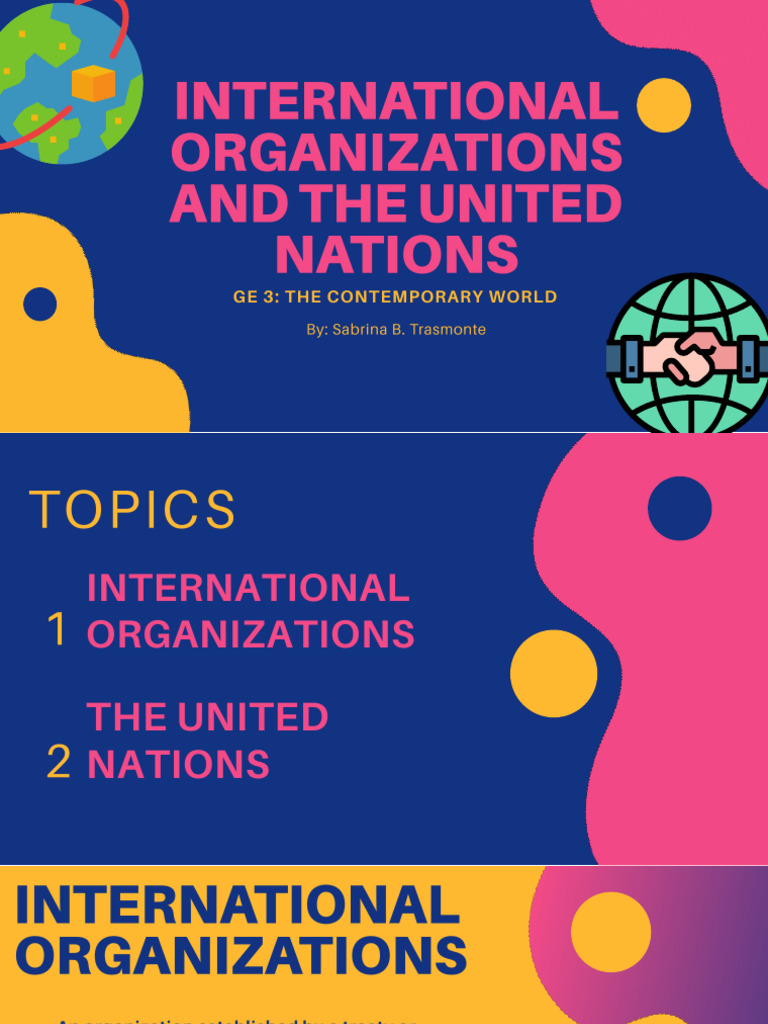 Overview of International Organizations | PDF | Politics
