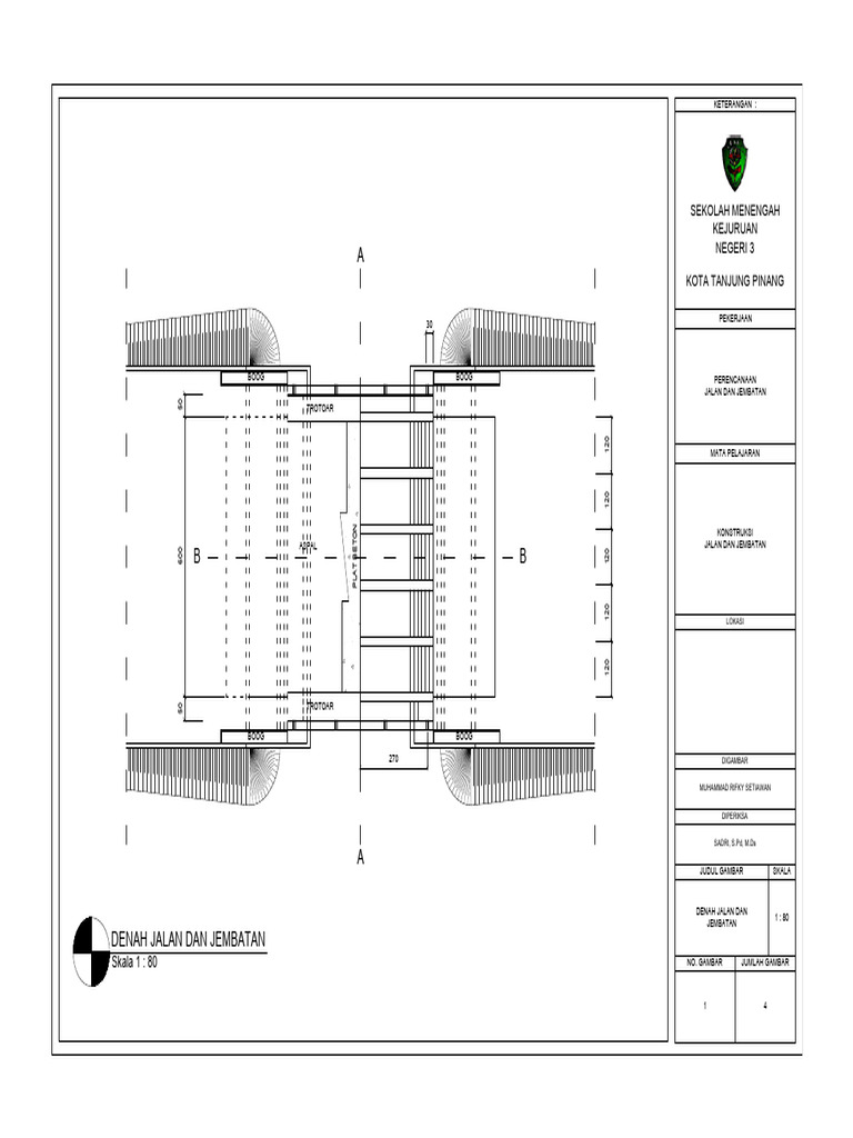 Denah Jalan dan Jembatan Sederhana | PDF