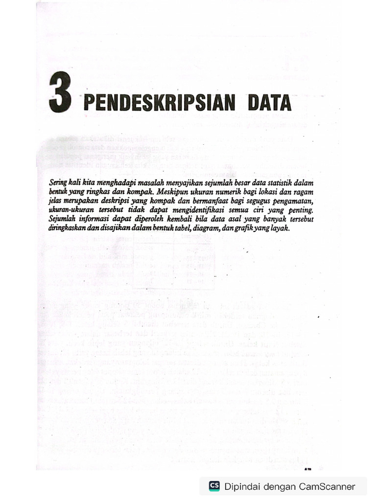 Metode Statistika Bab 3 | PDF
