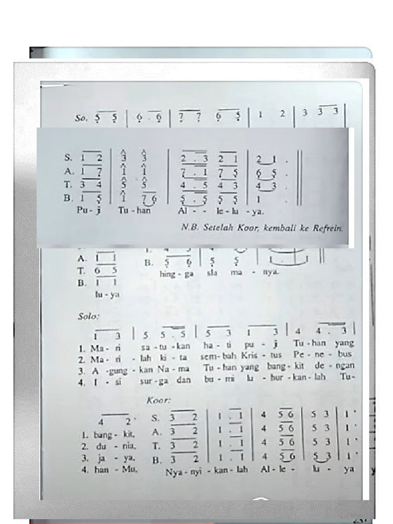 Lagu Pembukaan Paskah | PDF