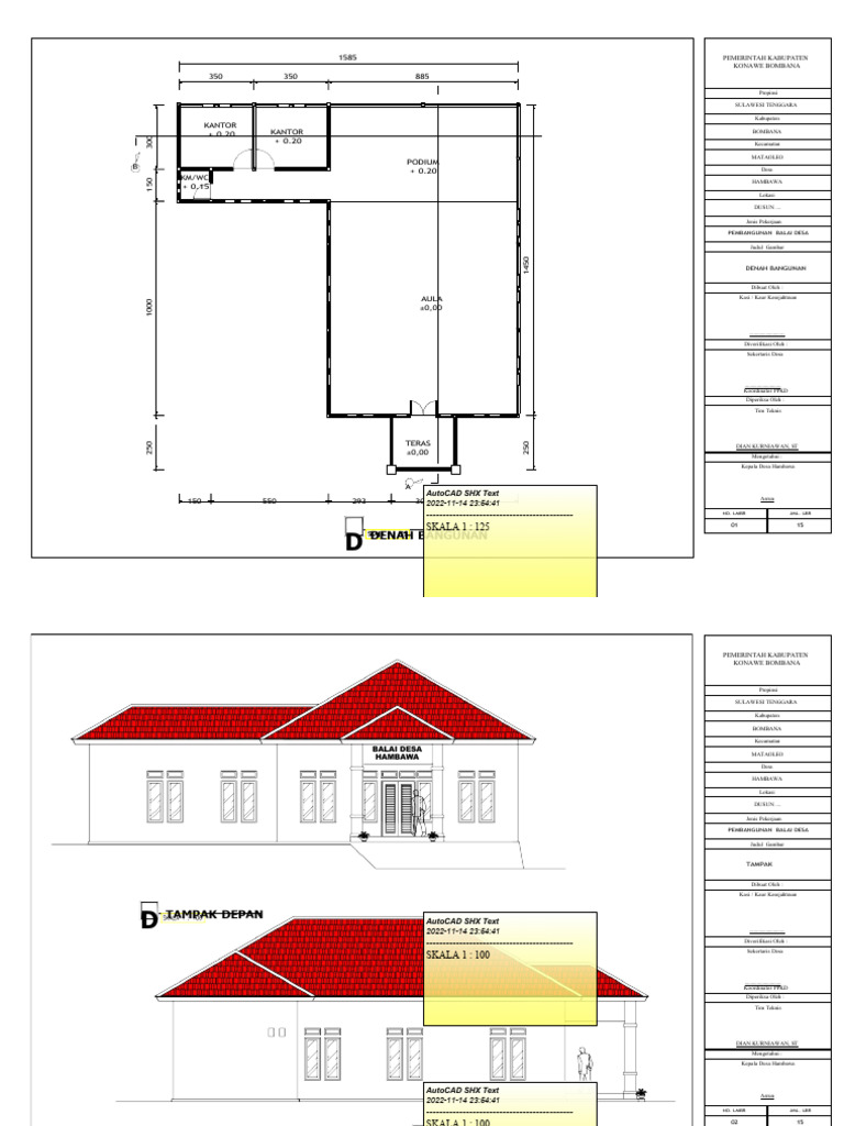 Gambar Kantor Desa Hamabawa | PDF
