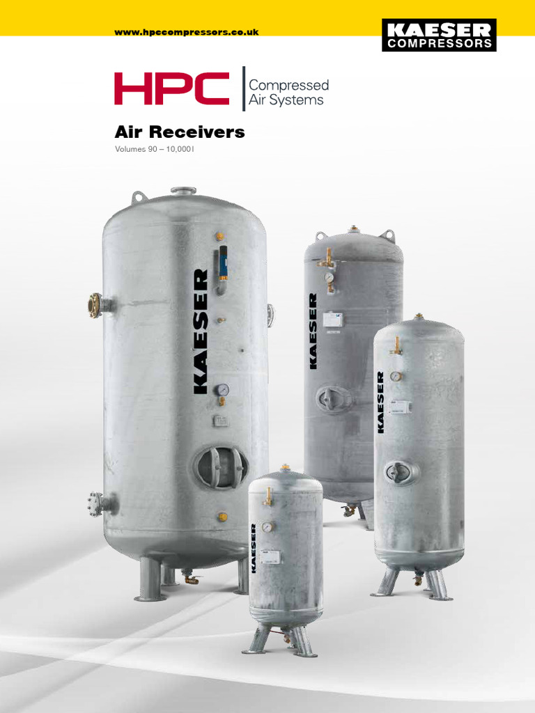 Hpc Galvanised Air Receivers p 775 Hpc 5 17 | PDF | Valve | Mechanical ...