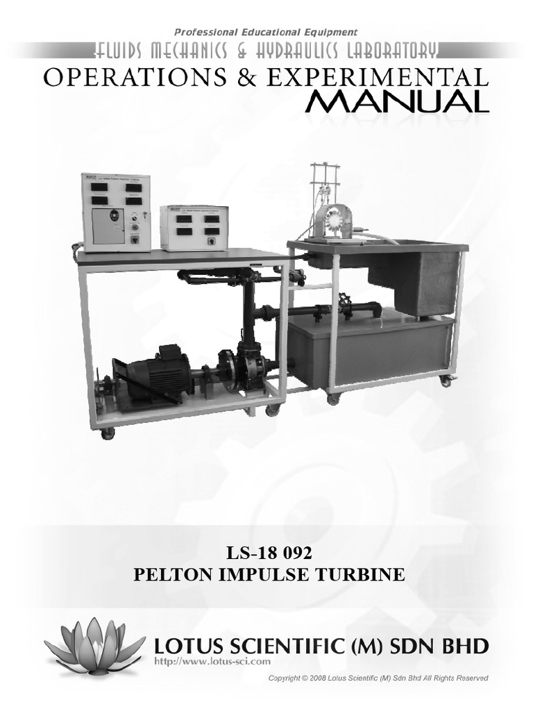 Lab 10 Pelton Impulse Turbine | PDF | Turbine | Pump