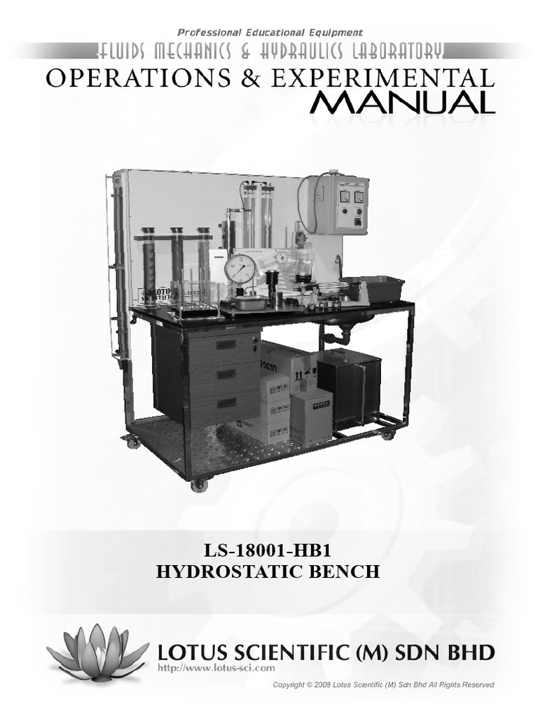 Lab 1 Hydrostatic Bench | PDF | Buoyancy | Pressure