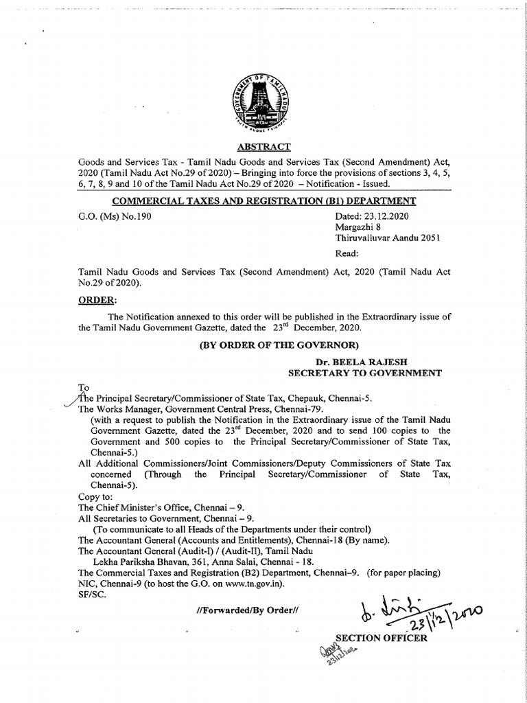 Effective Date Act 29 of 2020 | PDF