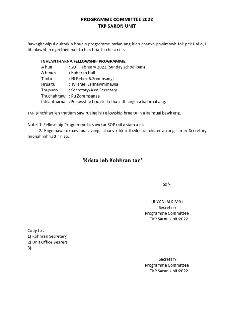 Chanvo Ruatna 1 | PDF