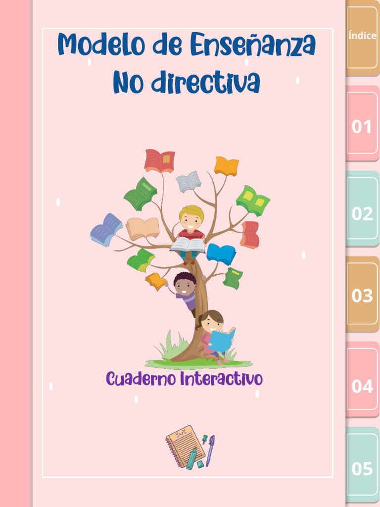 Cuaderno Interactivo Modelo de Enseñanza No Directiva | PDF | Enseñando ...