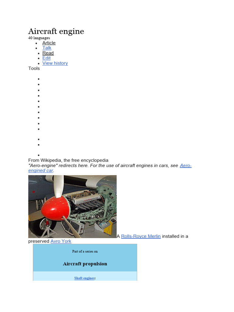 Aircraft Engines: A Comprehensive Guide | PDF | Mechanical Engineering | Vehicles