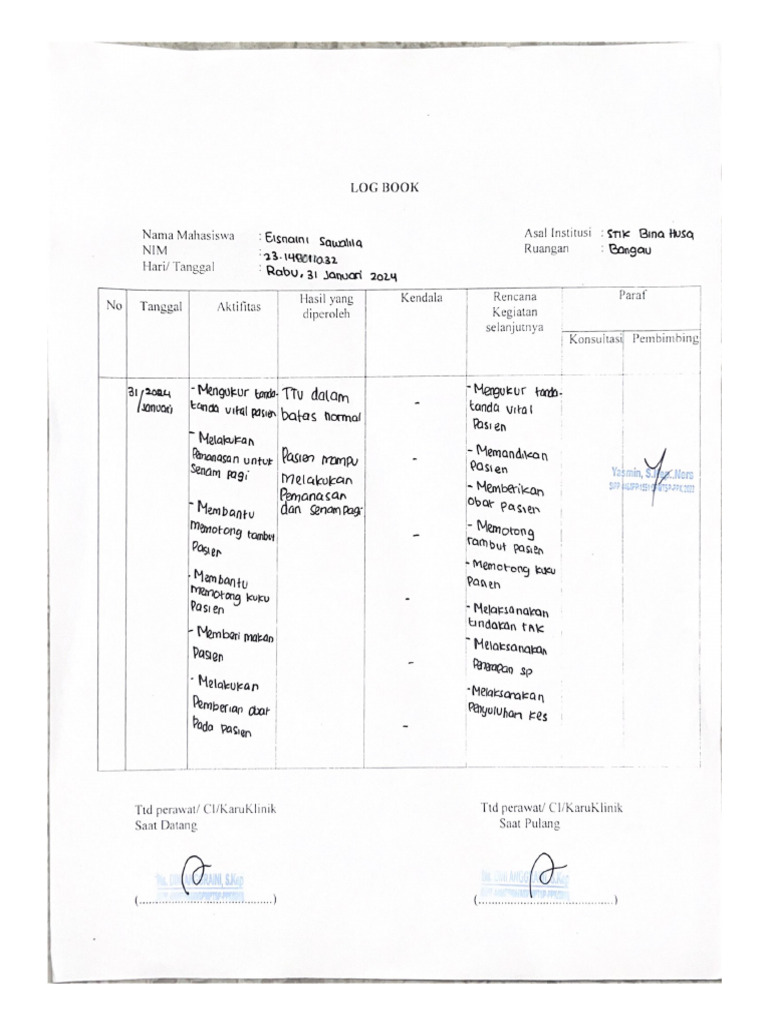 Logbook Minggu 1-3 | PDF