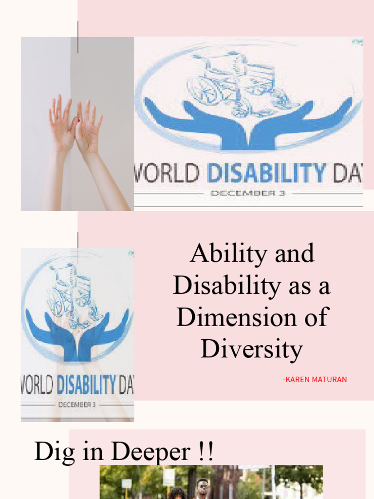 Educ 8 Ability and Disability | PDF | Disability | Learning
