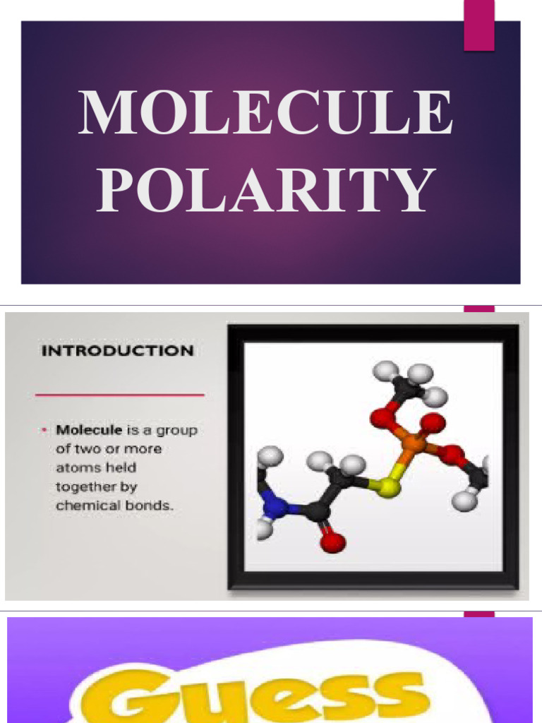 Molecule Polarity | PDF
