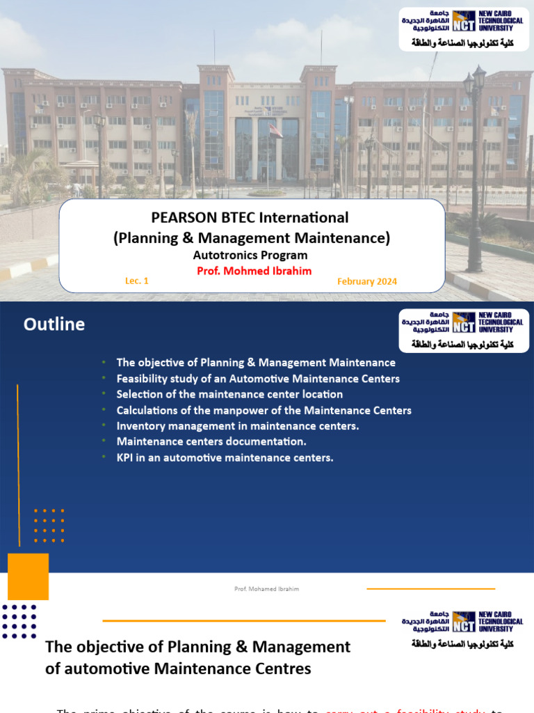 Automotive Planning & Management PPT 2023-2024 - WEEK 1 One | PDF ...