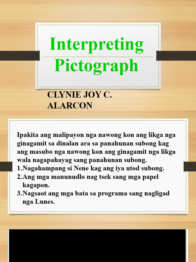 MTB Pictograph PPT For Demo Nang Ging | PDF
